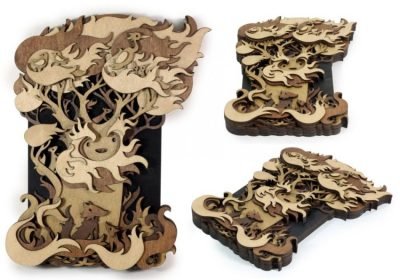 The Art of Laser-cut Wood by Martin Tomsky. An extraordinary woodwork ...