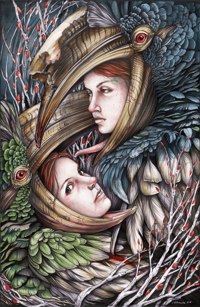 Stunning Human and Animal Drawings by Christina Mrozik | MOMENTS Journal
