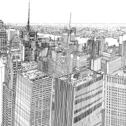 Patrick-Vale-Drawing-New-York-Skyline-123ghi | MOMENTS Journal