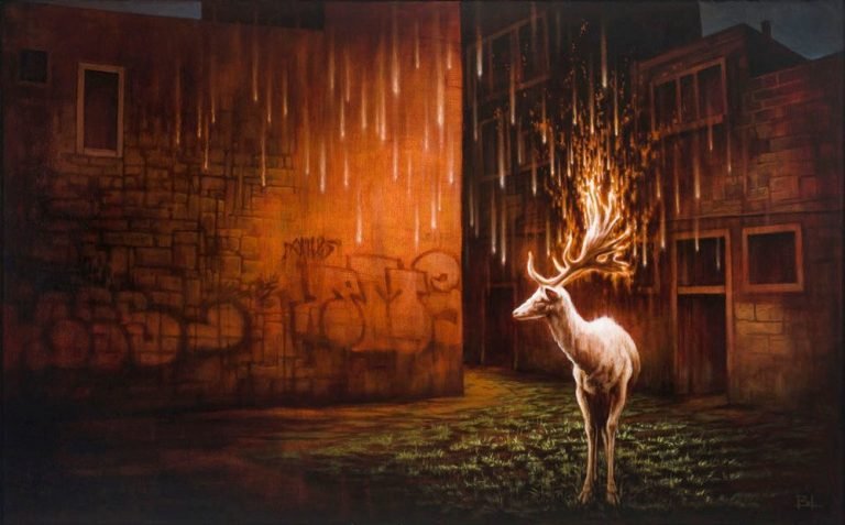 Brin Levinson creates post-apocalyptic paintings -- beautifully ...
