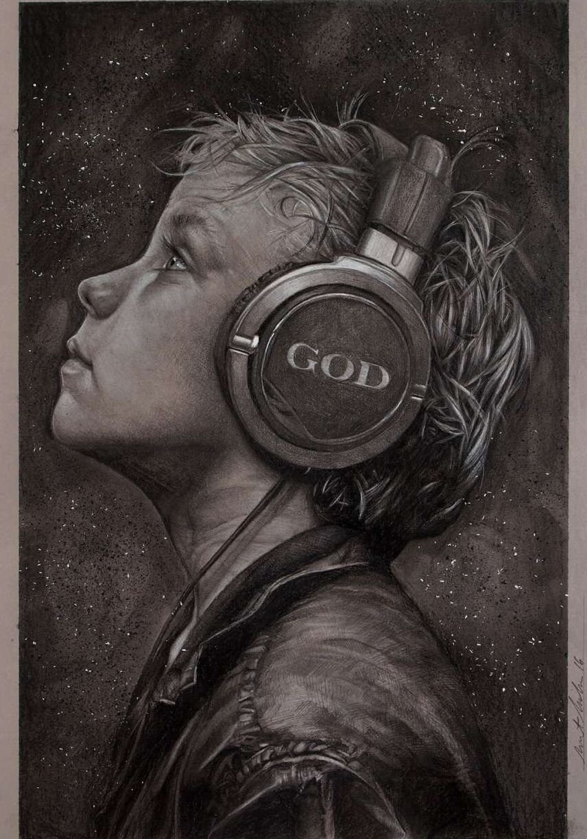Listen: a Painting / Illustration Series by Brent Schreiber ...