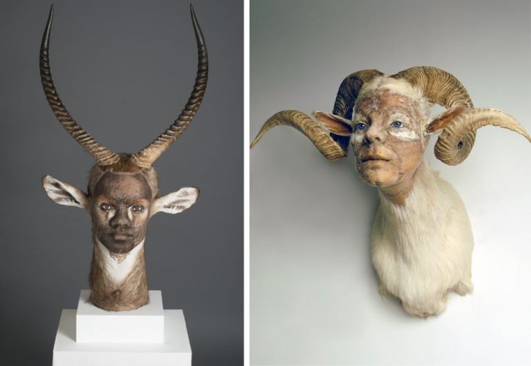 The Human-Animal Hybrid Sculptures of Kate Clark -- beautiful yet ...