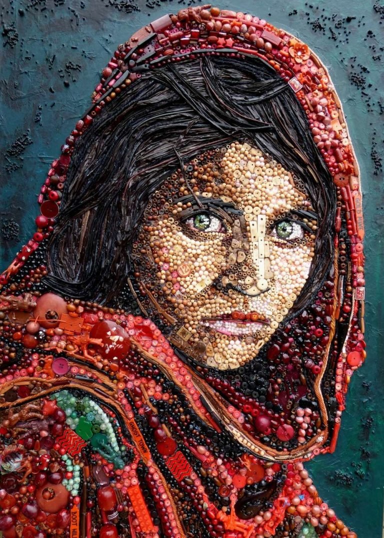 Incredible Portraits Made of Found Materials by Jane Perkins ...