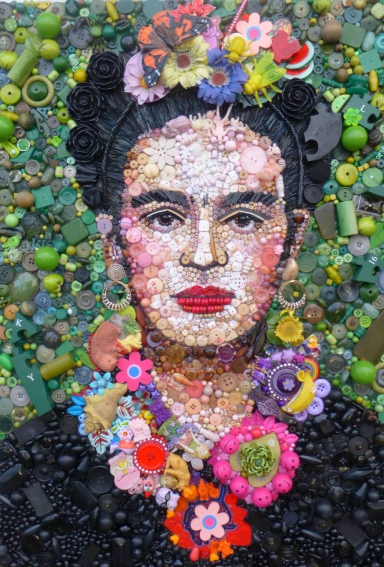 Incredible Portraits Made of Found Materials by Jane Perkins ...