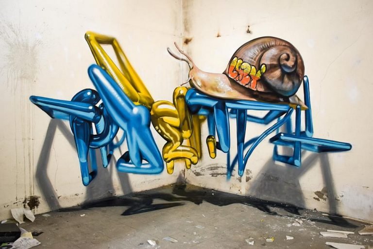 The 3D Anamorphic Graffiti Paintings of Sergio Odeith --- a beautiful ...